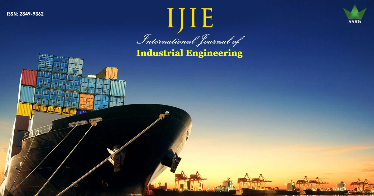 International Journal of Industrial Engineering | IJIE SSRG